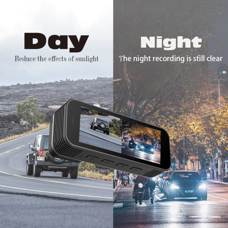 كاميرات مراقبة للسيارات الأمامية مع الخلف GOQ T701 Car Camera Recorder (Front and Back) Dual ...